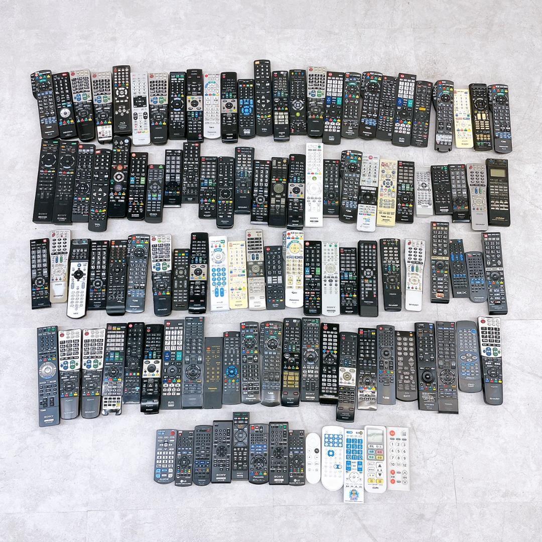【傷や汚れあり】リモコン まとめ SONY / SHARP / Panasonic / TOSHIBA / NEC / LG ...
