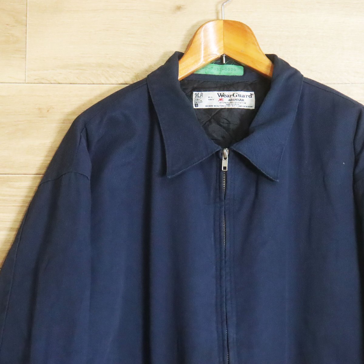 【傷や汚れあり】@12K/R7.25-5 Wear Guard ARAMARK ワークジャケット バック刺 虎 トラ タイガー スーベニア ...