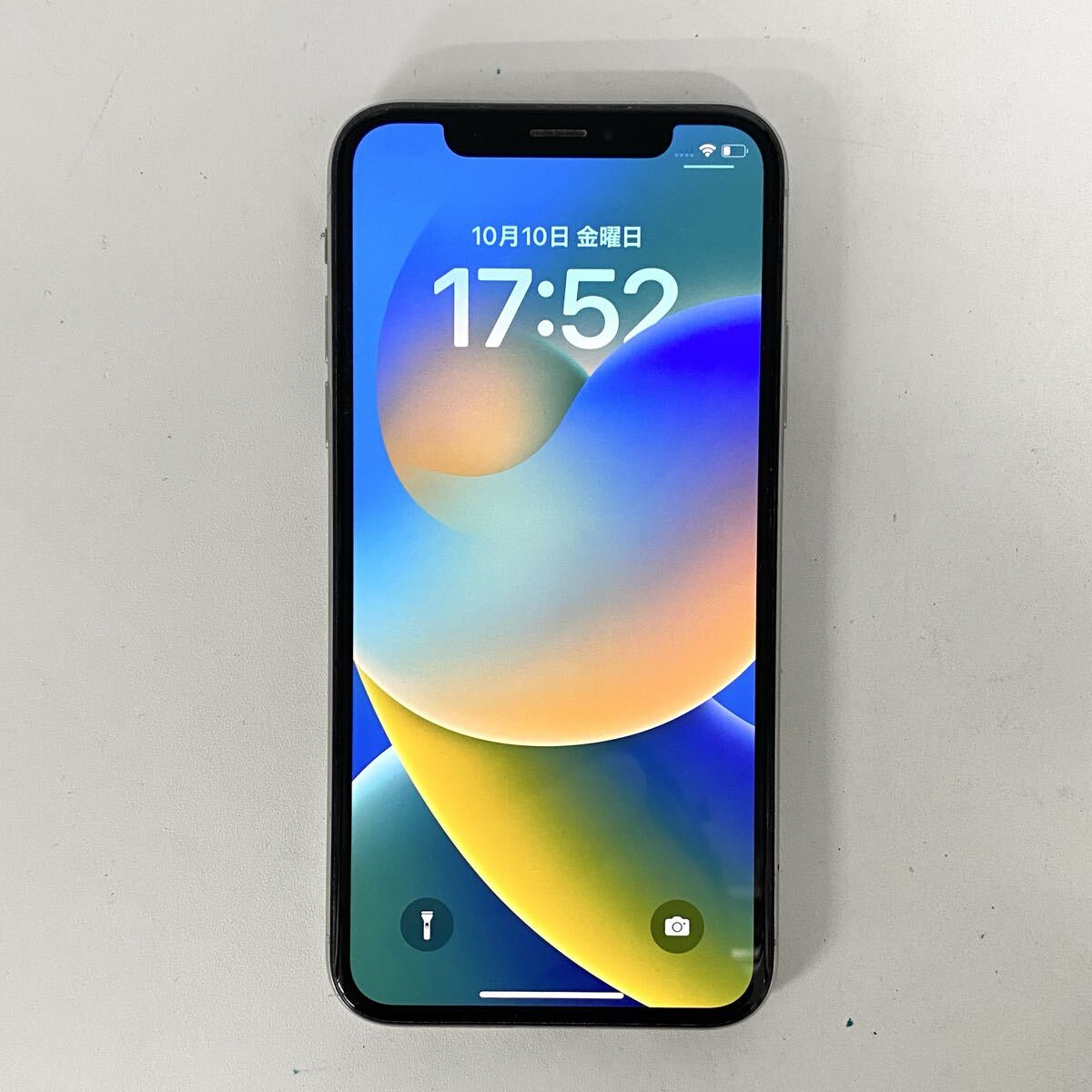 【目立った傷や汚れなし】☆ iPhone X 64GB シルバー MQAY2J/A A1902 アクティベーションロックなし 初期化済み ...