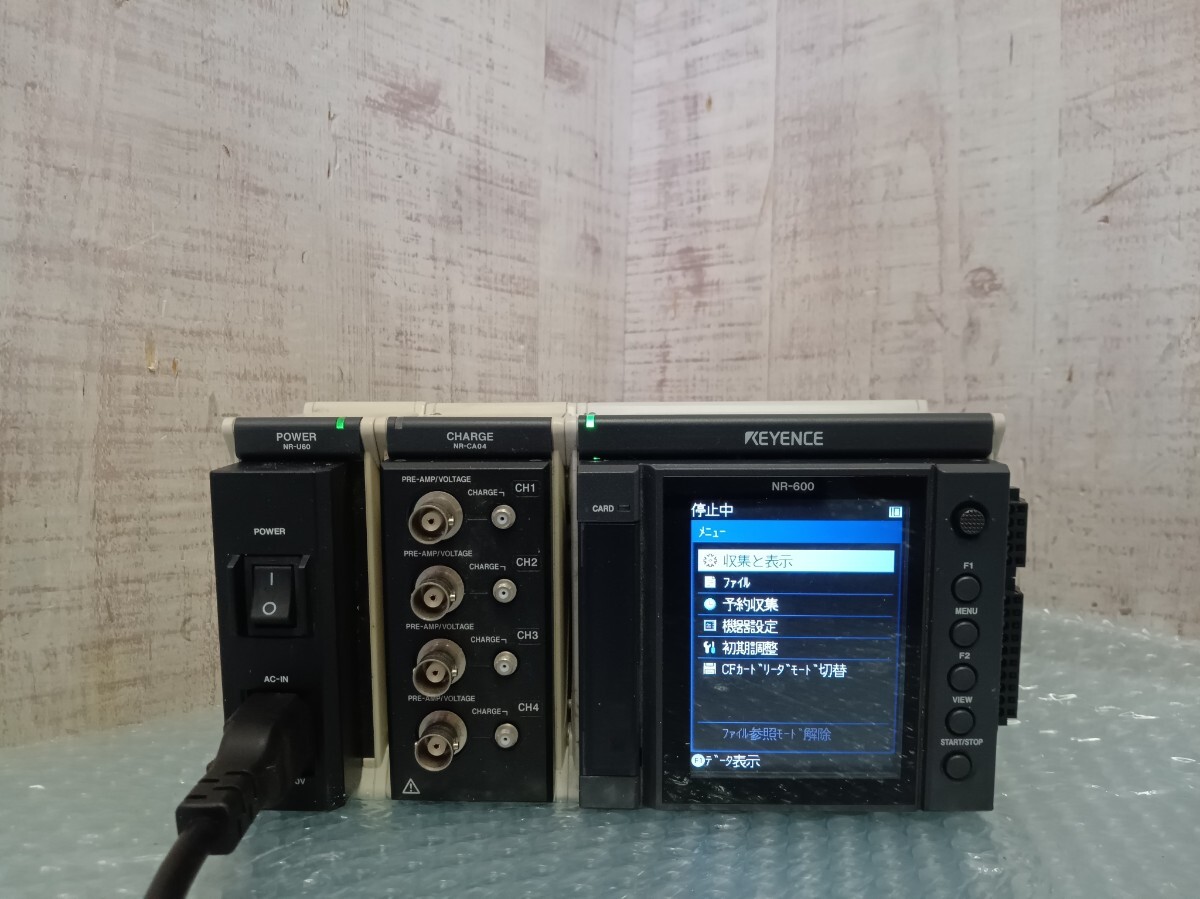 【傷や汚れあり】【1円スタート！】KEYENCE NR-ST04/NR-500 マルチ入力データロガー ひずみ計測ユニット 動作良好の落札情報 ...