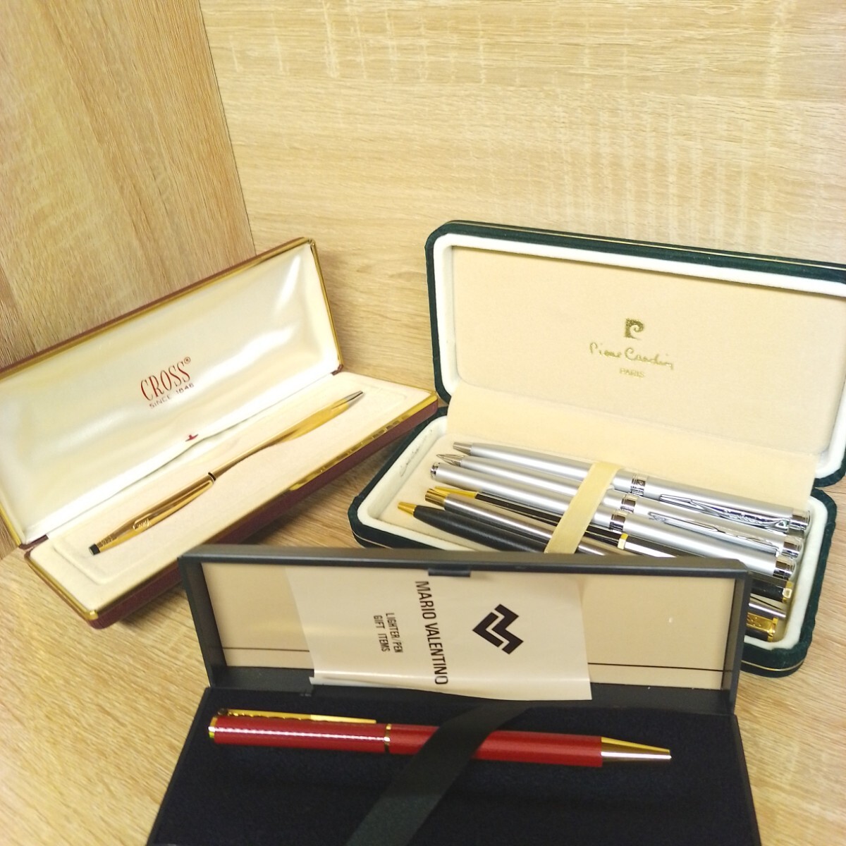 【目立った傷や汚れなし】CROSS クロス 1502 14KT ボールペン Pierre Cardin ピエールカルダン Mario ...