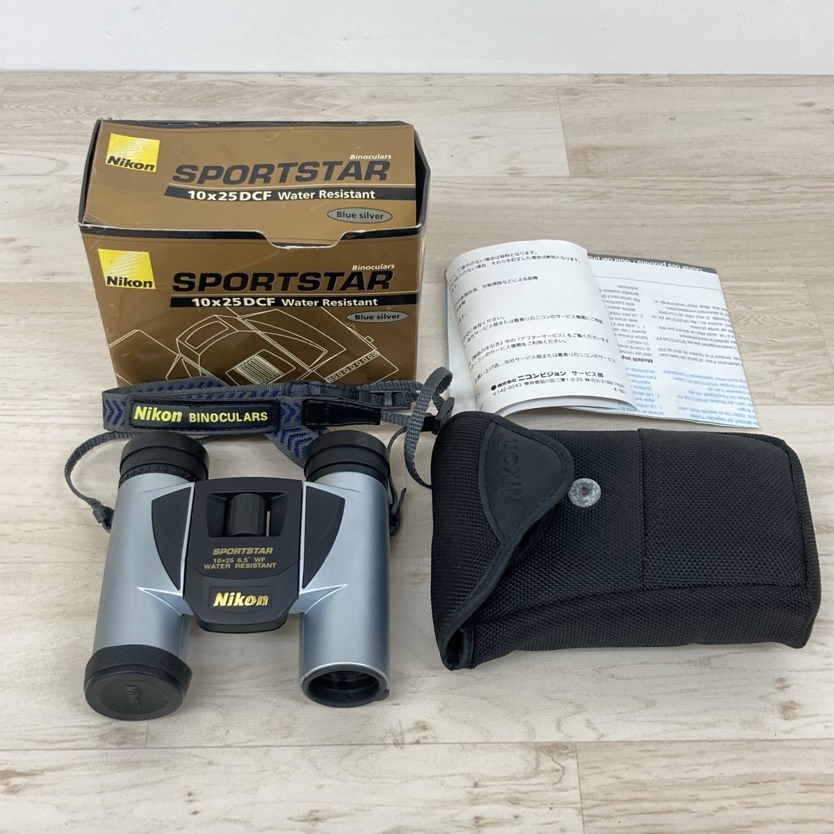 【目立った傷や汚れなし】美品 Nikon ニコン Sportstar EX 10×25 6.5° WF スポーツスター 双眼鏡 Z8451の ...