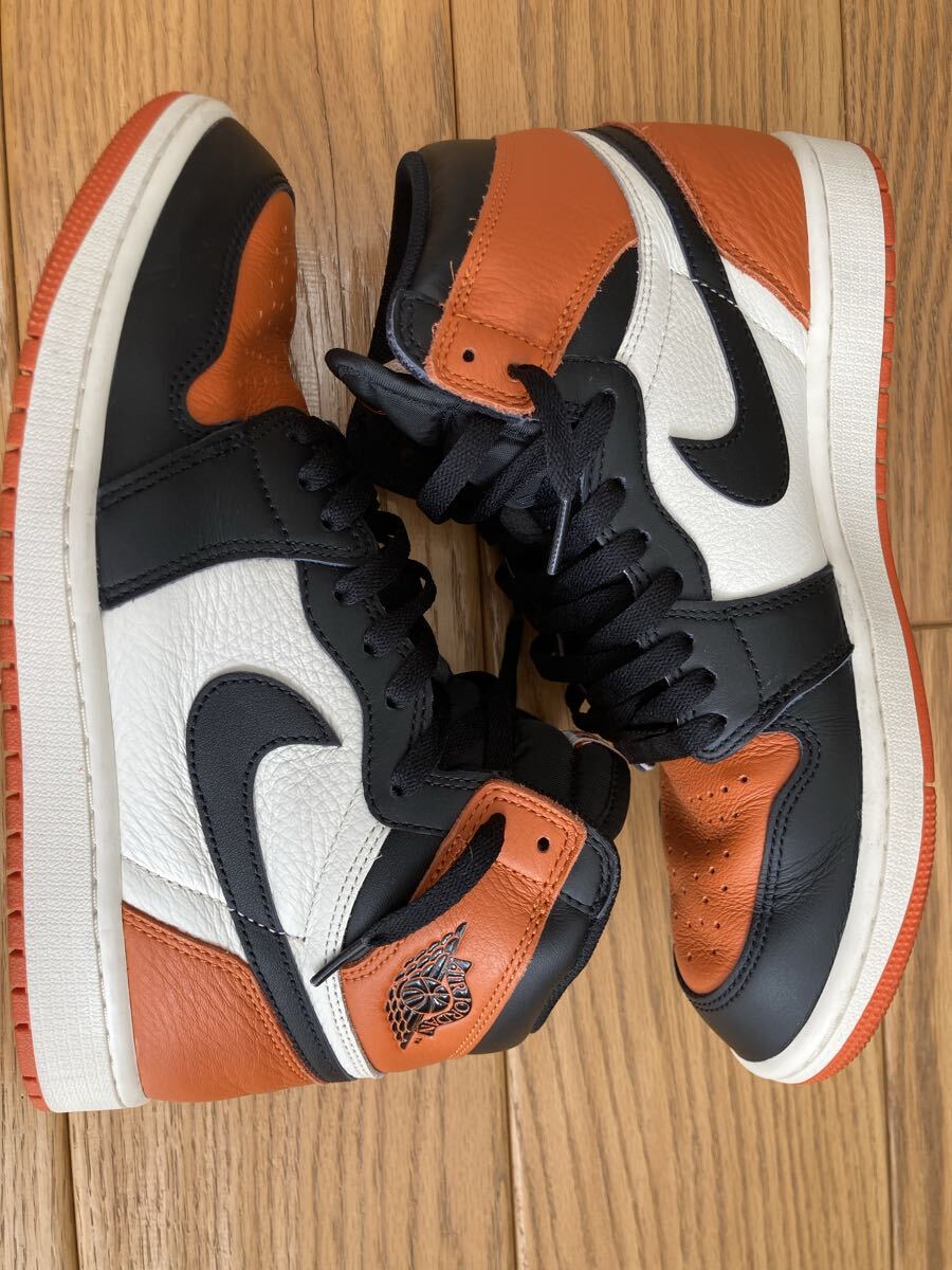 【やや傷や汚れあり】ナイキ NIKE AIR JORDAN 1 RETRO HIGH OG SHATTERED BACKBOARD3.0 27 ...