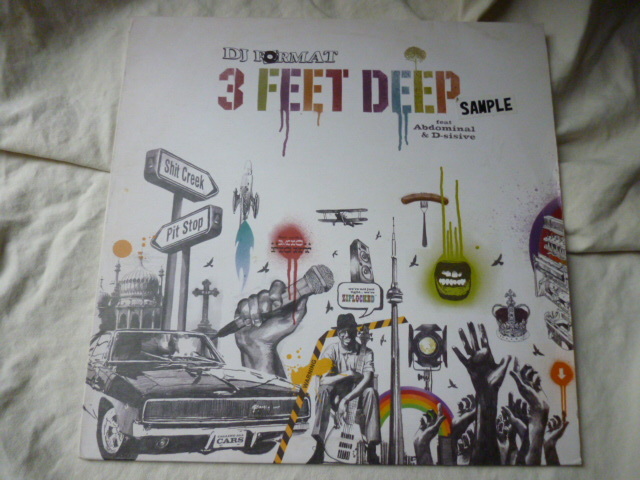 【傷や汚れあり】 DJ Format / 3 Feet Deep ファンキー＆フォーキィ 12 渋HIPHOP アンダーグラウンド・サウンド ...