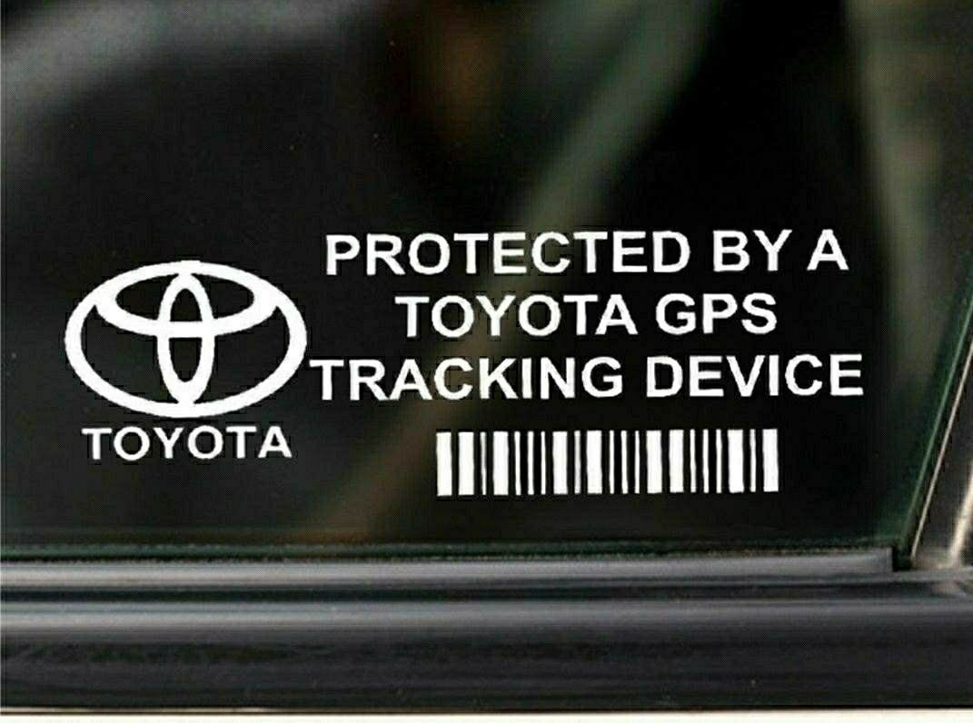 【新品】トヨタ セキュリティ ステッカー 2枚 TOYOTA USDM プリウス アルファード ヴェルファイア ヴォクシー ハイエース ...