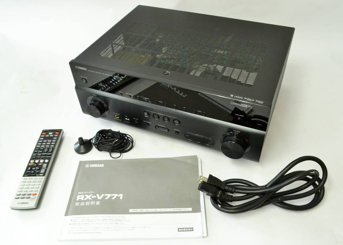 ys888 美品 YAMAHA ヤマハ AVレシーバー RX-V771 リモコン RAV442付き AVアンプ Natural Sound AV receiver шの落札情報詳細 ...