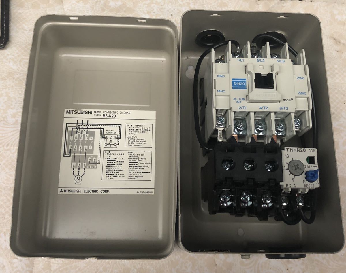 MITSUBISHI MAGNETIC SWITCH MS-N20 JIS C 8325 AC3Sの落札情報詳細 - Yahoo!オークション ...