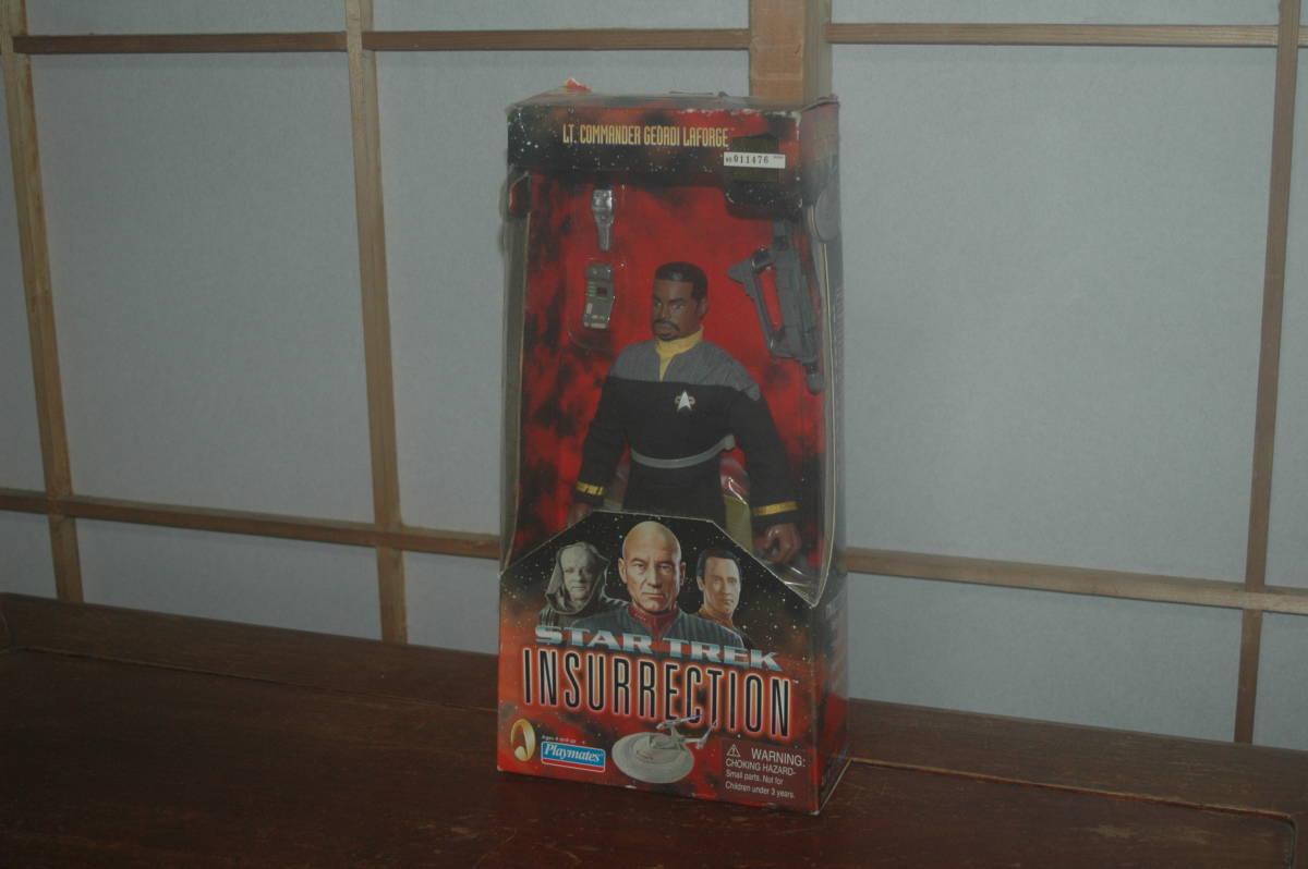 B376 STAR TREK スタートレック Insurrection LT.COMMANDER GEORDI LAFORGE ですの落札情報 ...