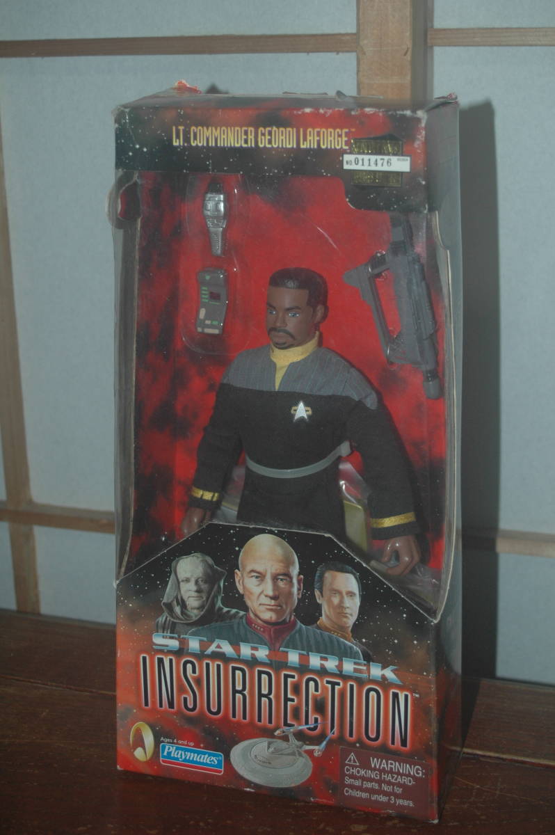 B376 STAR TREK スタートレック Insurrection LT.COMMANDER GEORDI LAFORGE ですの落札情報 ...