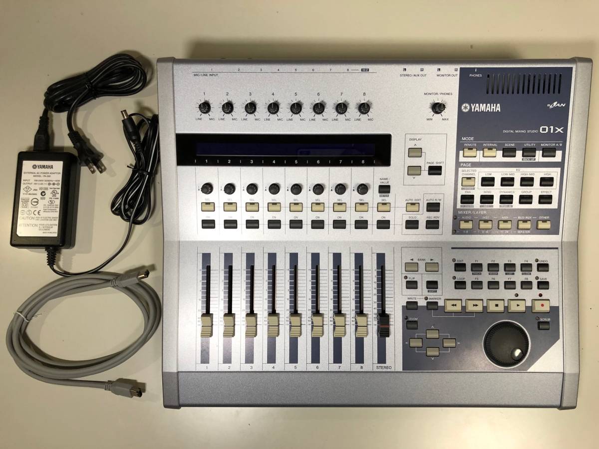 YAMAHA 01X ヤマハ デジタルミキシングスタジオ（デジタルミキサー 、オーディオインターフェース、DAWコントローラー）の落札情報詳細 ...