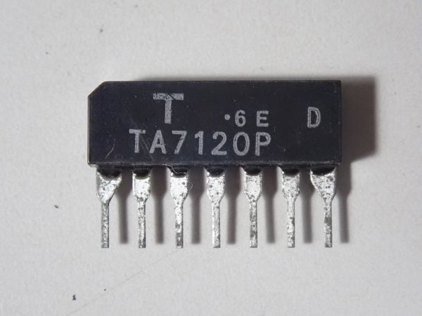 【9個】汎用ローノイズプリアンプIC TA7120P 東芝 Toshiba General Purpose Pre-Amp/Voltage ...
