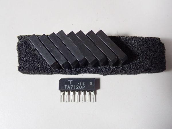 【9個】汎用ローノイズプリアンプIC TA7120P 東芝 Toshiba General Purpose Pre-Amp/Voltage ...