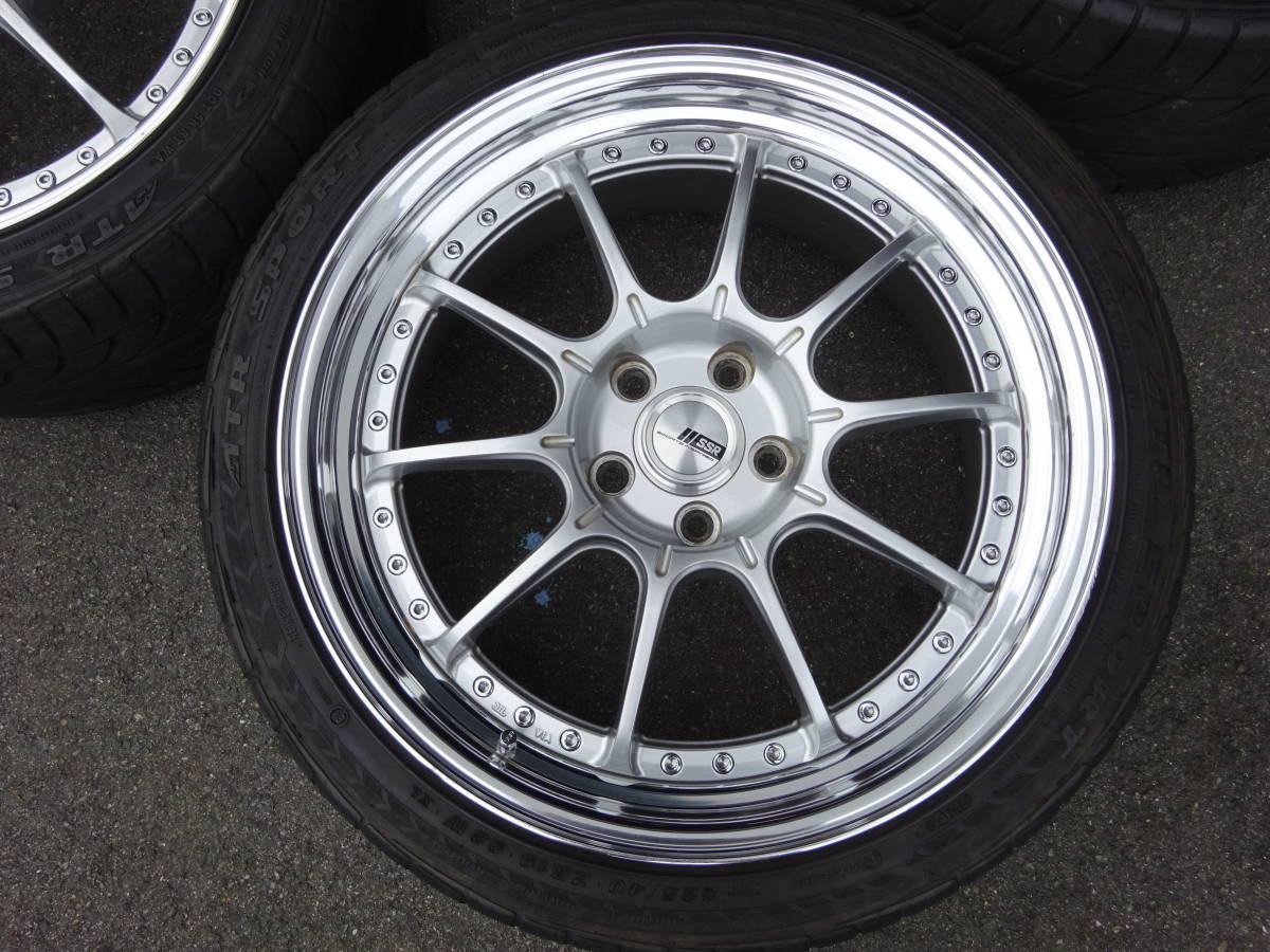 SSR プロフェッサー SP5 19インチ 8J+41 9J+37 PCD114.3の落札情報詳細 - ヤフオク落札価格検索 オークフリー