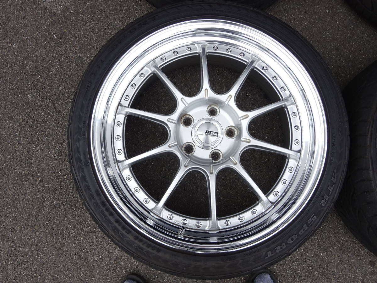 SSR プロフェッサー SP5 19インチ 8J+41 9J+37 PCD114.3の落札情報詳細 - ヤフオク落札価格検索 オークフリー
