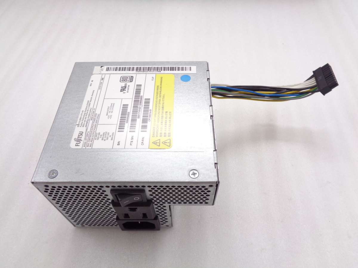 Fujitsu S26113-E601-V71-01 D17-250P1A 250W 電源ユニット 中古動作品(DG699)の落札情報詳細 - ヤフオク落札価格検索 オークフリー