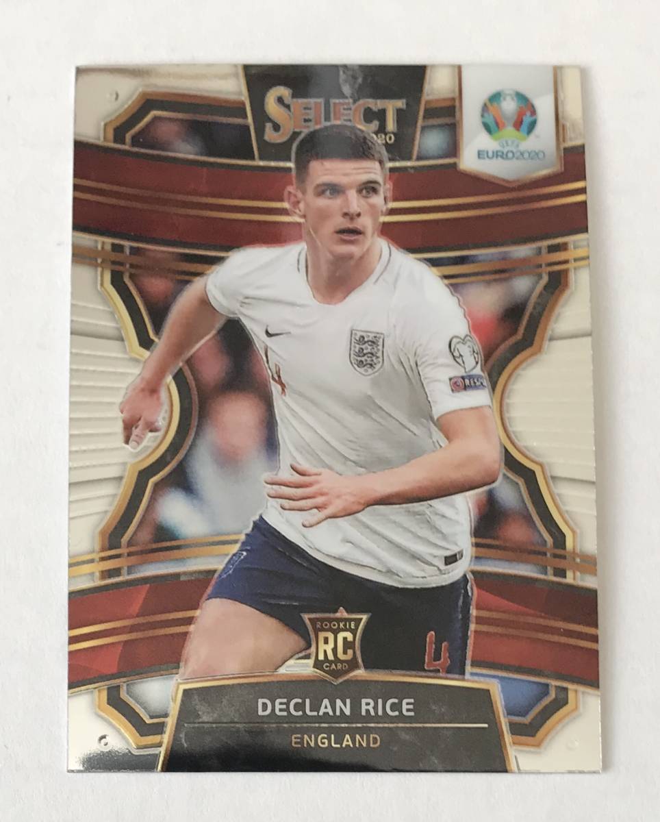 Declan Rice 2020 Panini Select UEFA Euro Preview Terrace Rookie Card ...