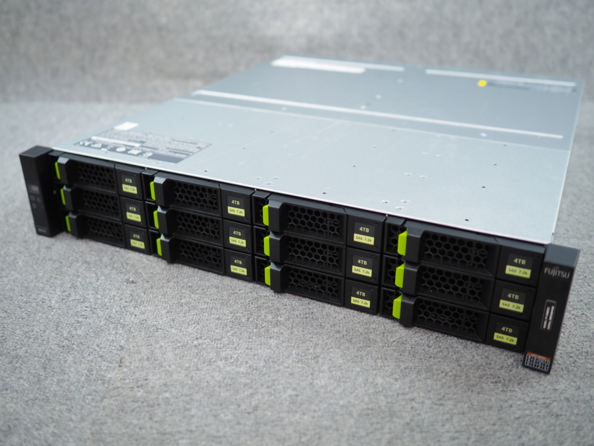 D8 ☆ Fujitsu ETERNUS JX40 S2 (PY-D402S2) ☆ CA05967-1610 B1 ☆ SAS 4TB×9個 ...