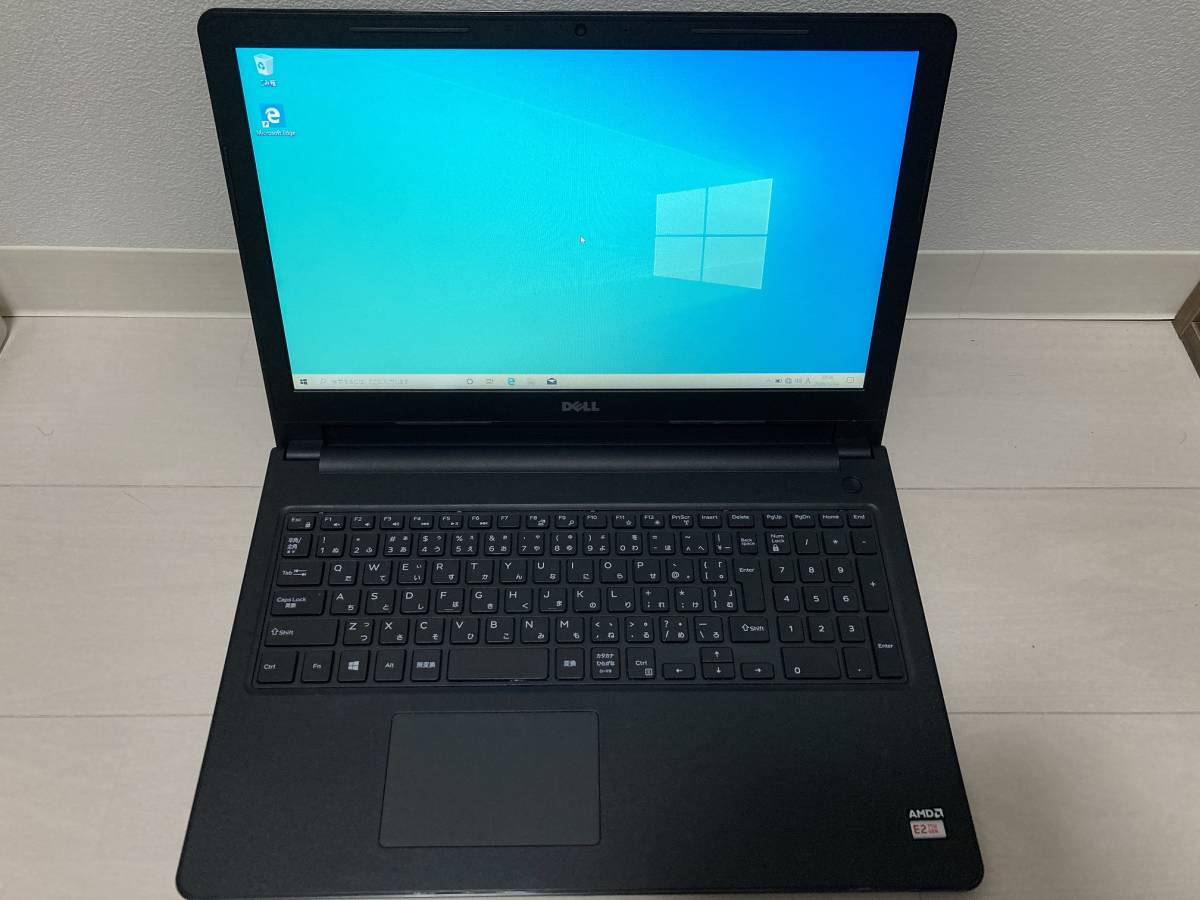 中古 DELL ノートパソコン Inspiron 15 3565 AMD E2-9000 1.80GHz/メモリ4GB/HDD500GB ...