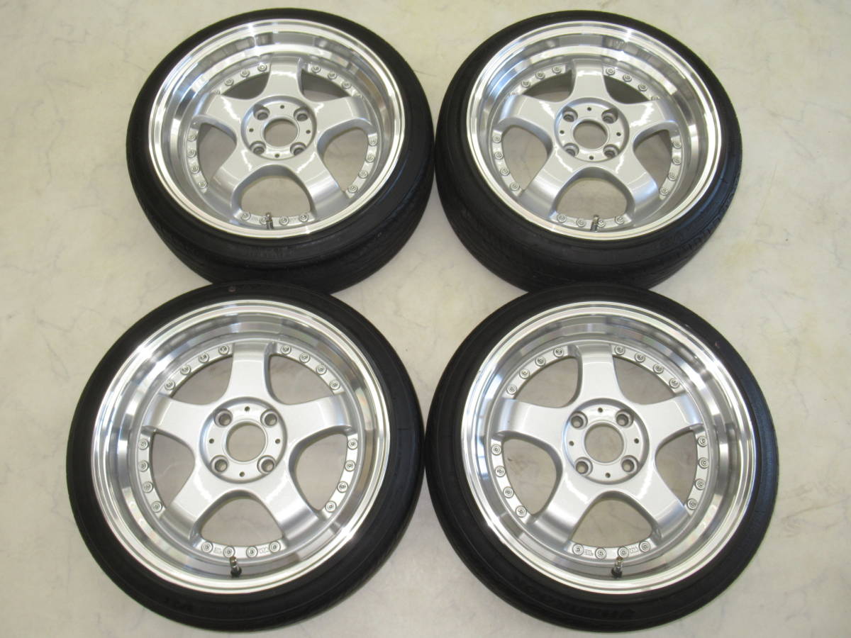 ローダウン軽に！STEALTH RACING(ステルスレーシング) プログレスK35 6.5J-16+45 pcd100/4H 165 ...