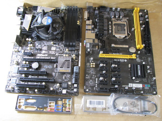 o0167/マザーボード 2枚/ASRock Z68 Extreme3 Gen3,BIOSTAR TB250-BTC PROの落札情報詳細 ...