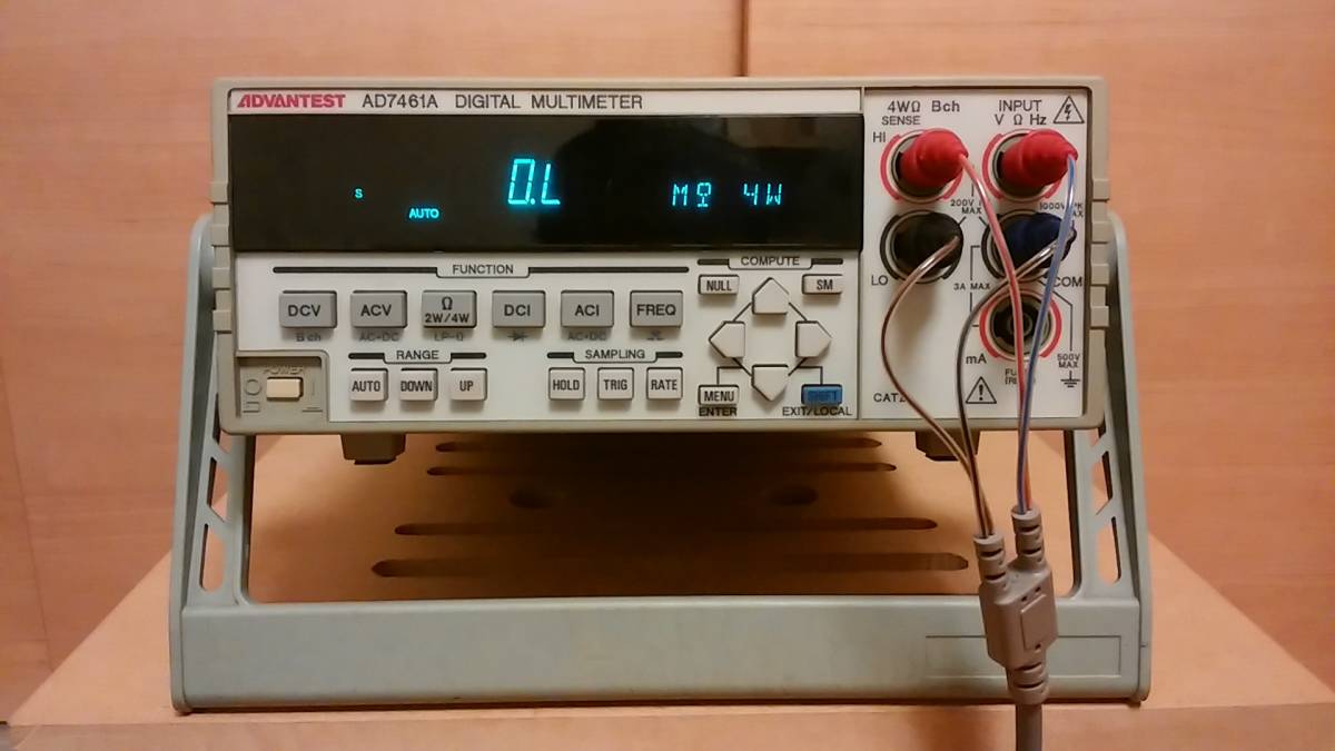 ADVANTEST AD7461A デジタルマルチテスター アドバンテスト 計測機器 の落札情報詳細| ヤフオク落札価格情報 オークフリー