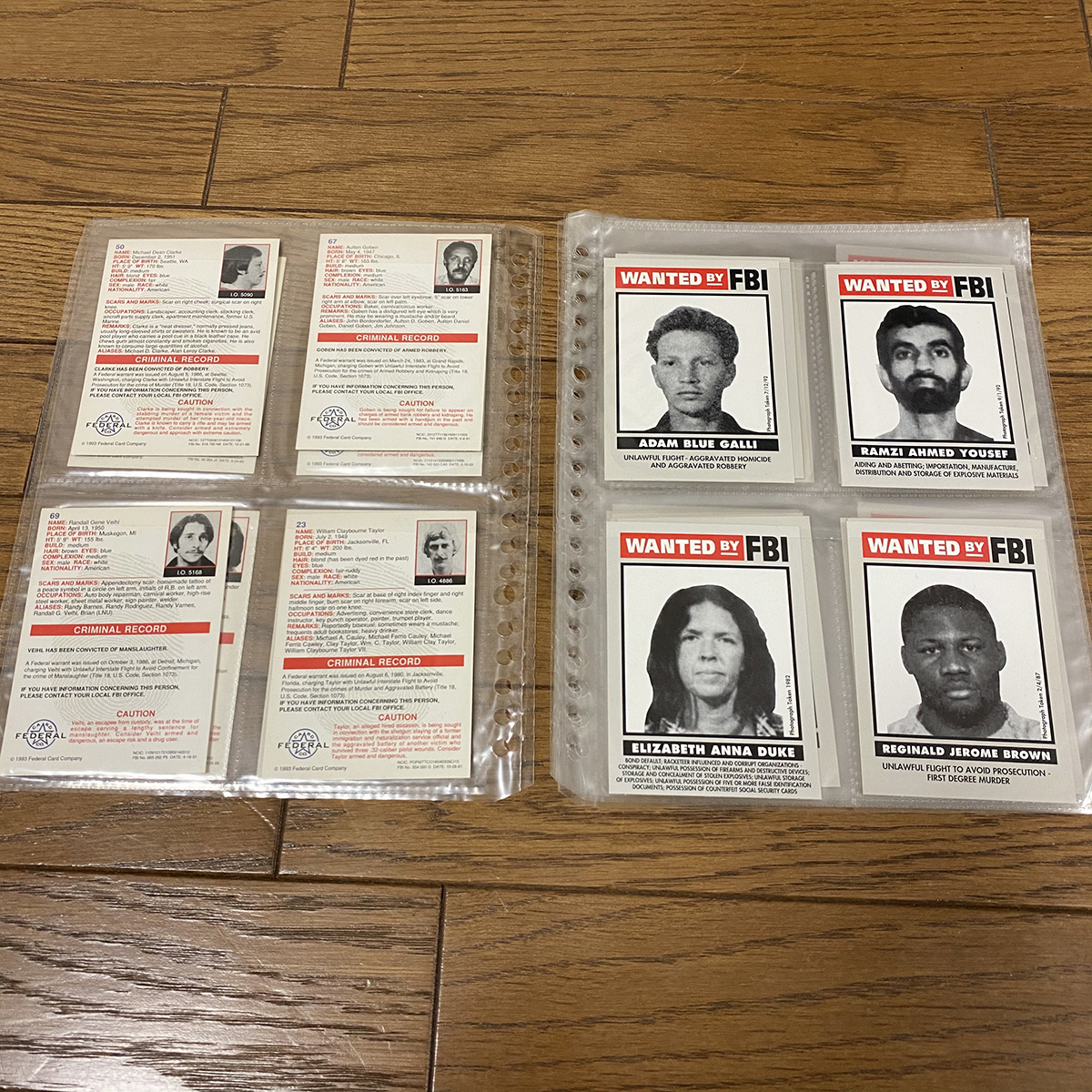 Wanted by FBI Trading Cards Series 指名手配犯 凶悪 犯罪者トレカ トレーディングカード Bad Taste ...