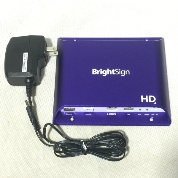 BrightSign HD1024 HD4シリーズ デジタルサイネージプレーヤーの落札情報詳細 - ヤフオク落札価格検索 オークフリー