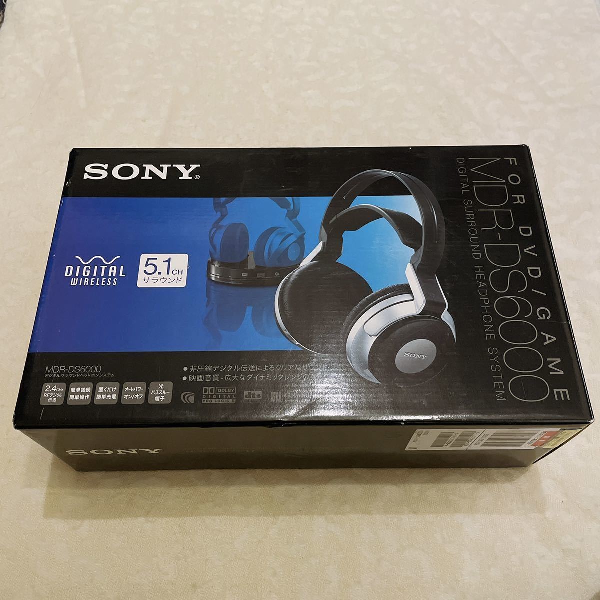 【新品】★SONY デジタルサラウンドヘッドホン ソニー そにー MDR-DS6000 密閉ダイナミック型 未使用 DIGITAL WIRELESS headphone (mh)の落札情報詳細 ...