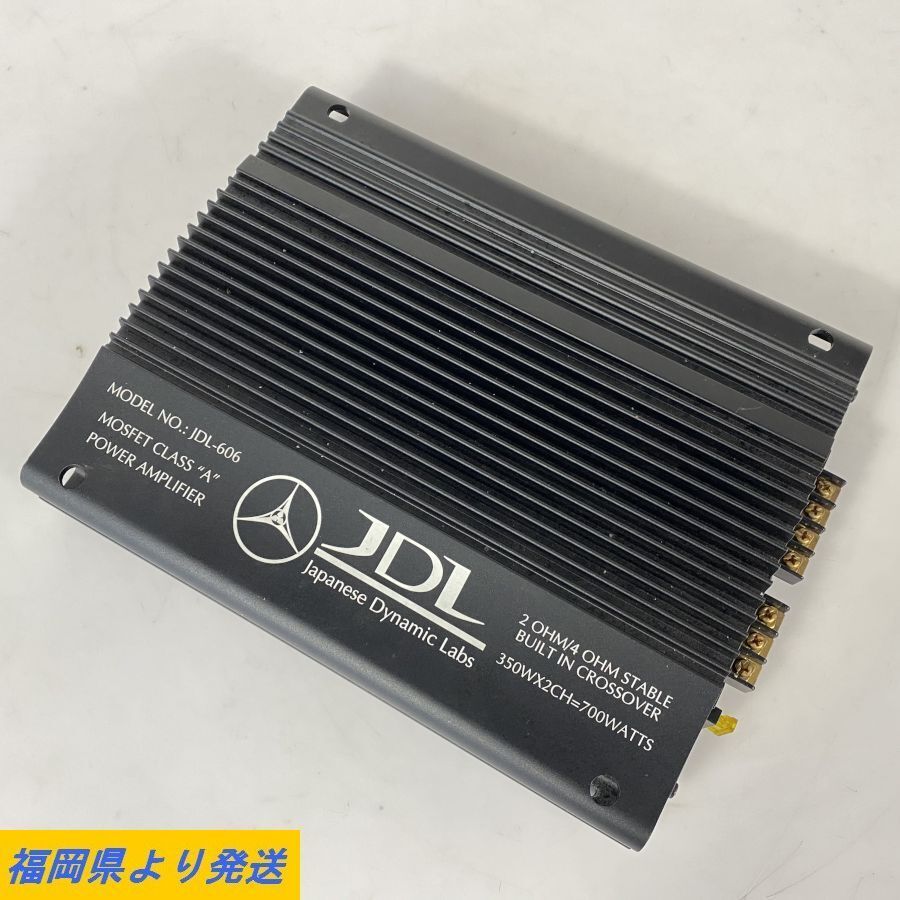JDL カーアンプ JDL-606 簡易音出し確認済み 現状品【福岡】の落札情報詳細 - ヤフオク落札価格検索 オークフリー