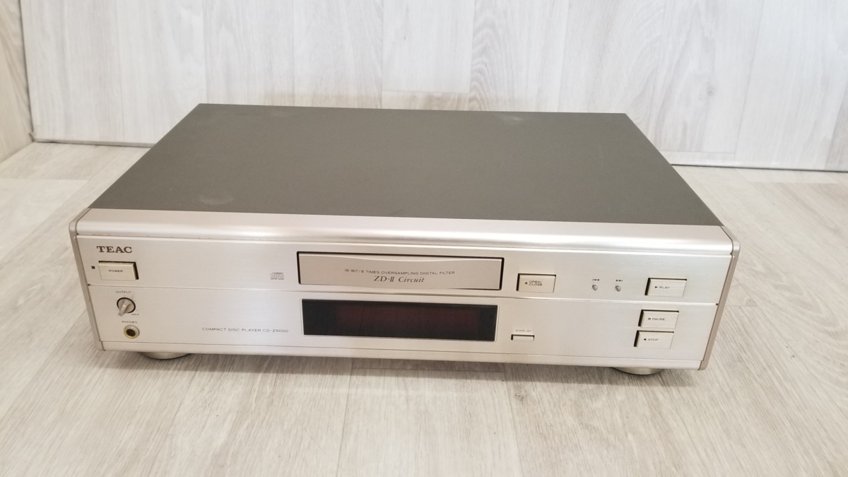 044D53 TEAC CD-Z5000 ZDⅡ CDプレーヤー ジャンク の落札情報詳細 - ヤフオク落札価格検索 オークフリー