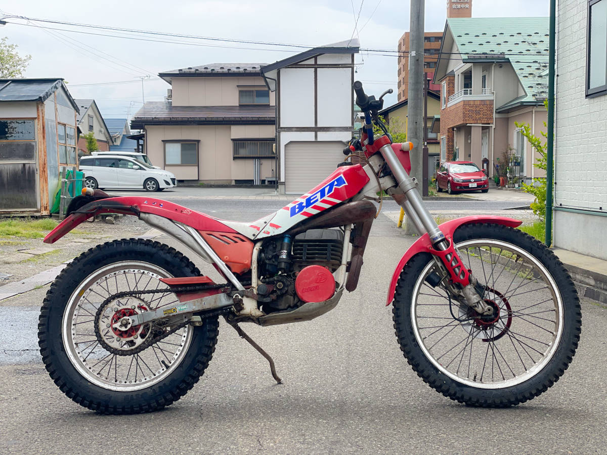 希少実働 ベータ・TR35リバース レーサートライアルバイク 1990年式 保安部品付き Beta 260cc 検:TLM220/TL200の ...
