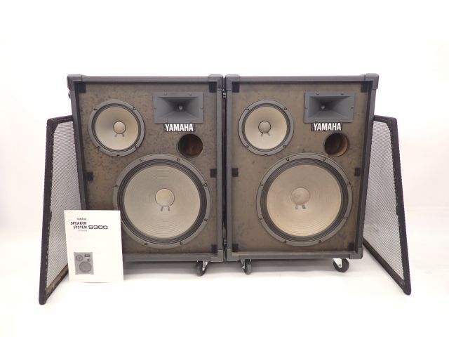 YAMAHA ヤマハ 3ウェイPA/モニタースピーカー S300C キャスター/説明書付き 60CF6-1の落札情報詳細 - Yahoo ...