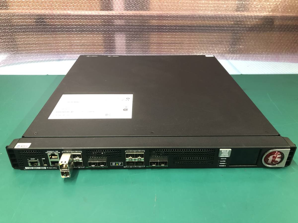 F5 Big-IP i4600、ライセンス付き Local Traffic Manager LTM Load Balancer、初期化済、動作 ...