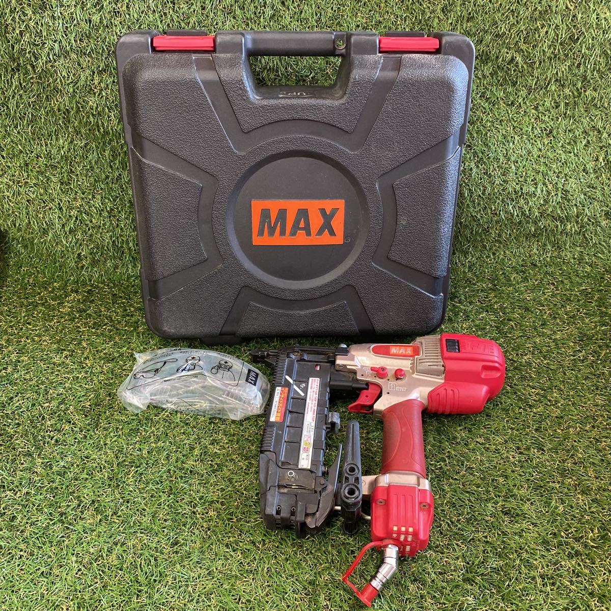 CS MAX マックス釘打機 スーパーネイラ HA91057 HA-50F1（D）/4MAフロア ダスタ付 動作確認済 工具多数出品中 ...