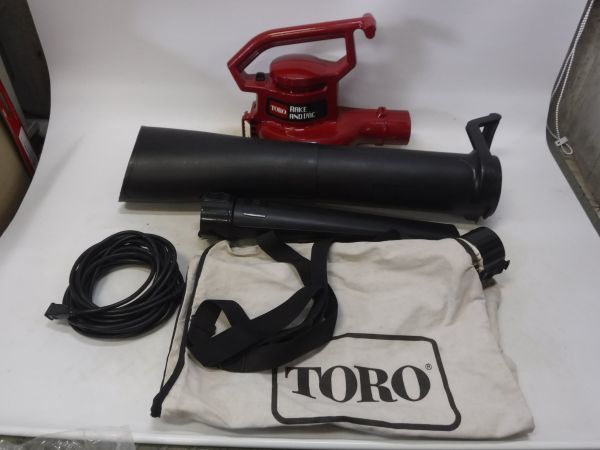 TORO G-force 家庭用電動ブロアー集じん機 スーパーブロアバキュウ―ム800 型番51549☆★0809-01B の落札情報詳細 ...