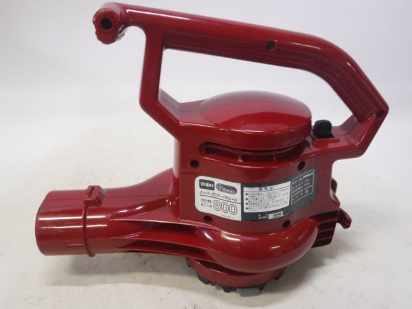 TORO G-force 家庭用電動ブロアー集じん機 スーパーブロアバキュウ―ム800 型番51549☆★0809-01B の落札情報詳細 ...