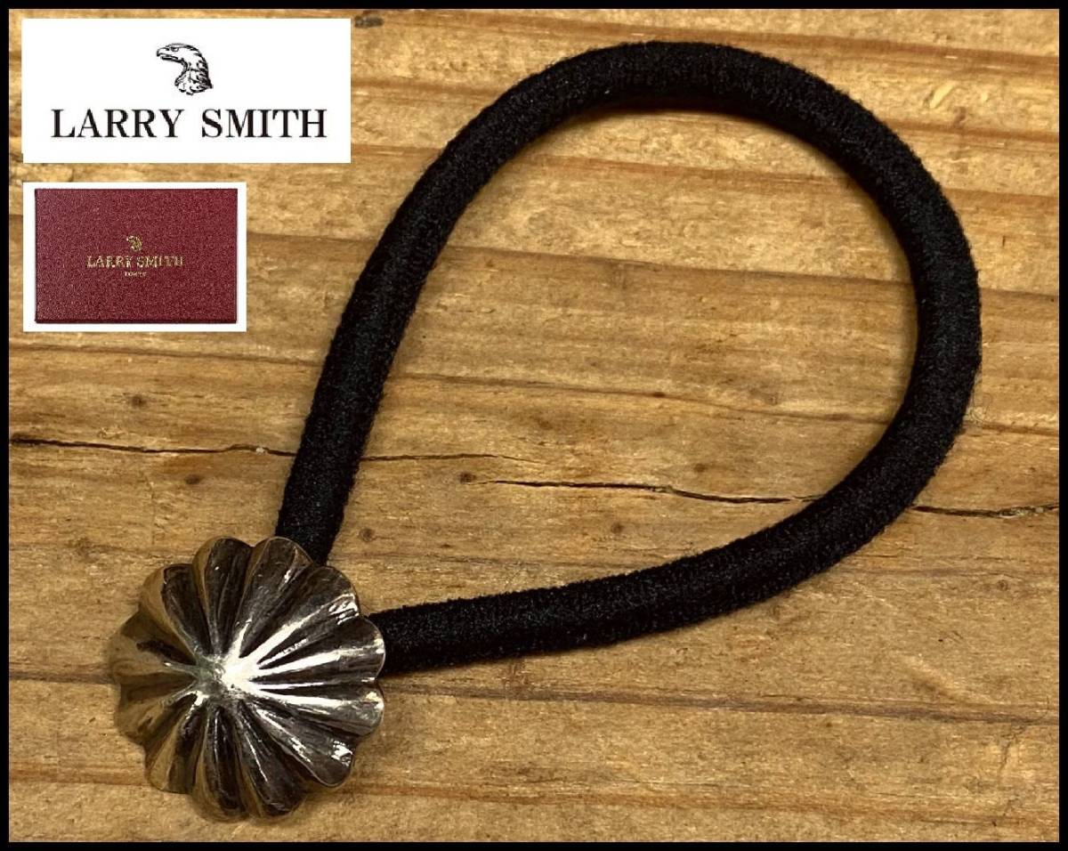 【目立った傷や汚れなし】★正規品★ LARRY SMITH ラリースミス SHELL CONCHA シルバー アポロ シェル コンチョ ヘアゴム ブレスレット バングル カゼキリ フェザーの ...