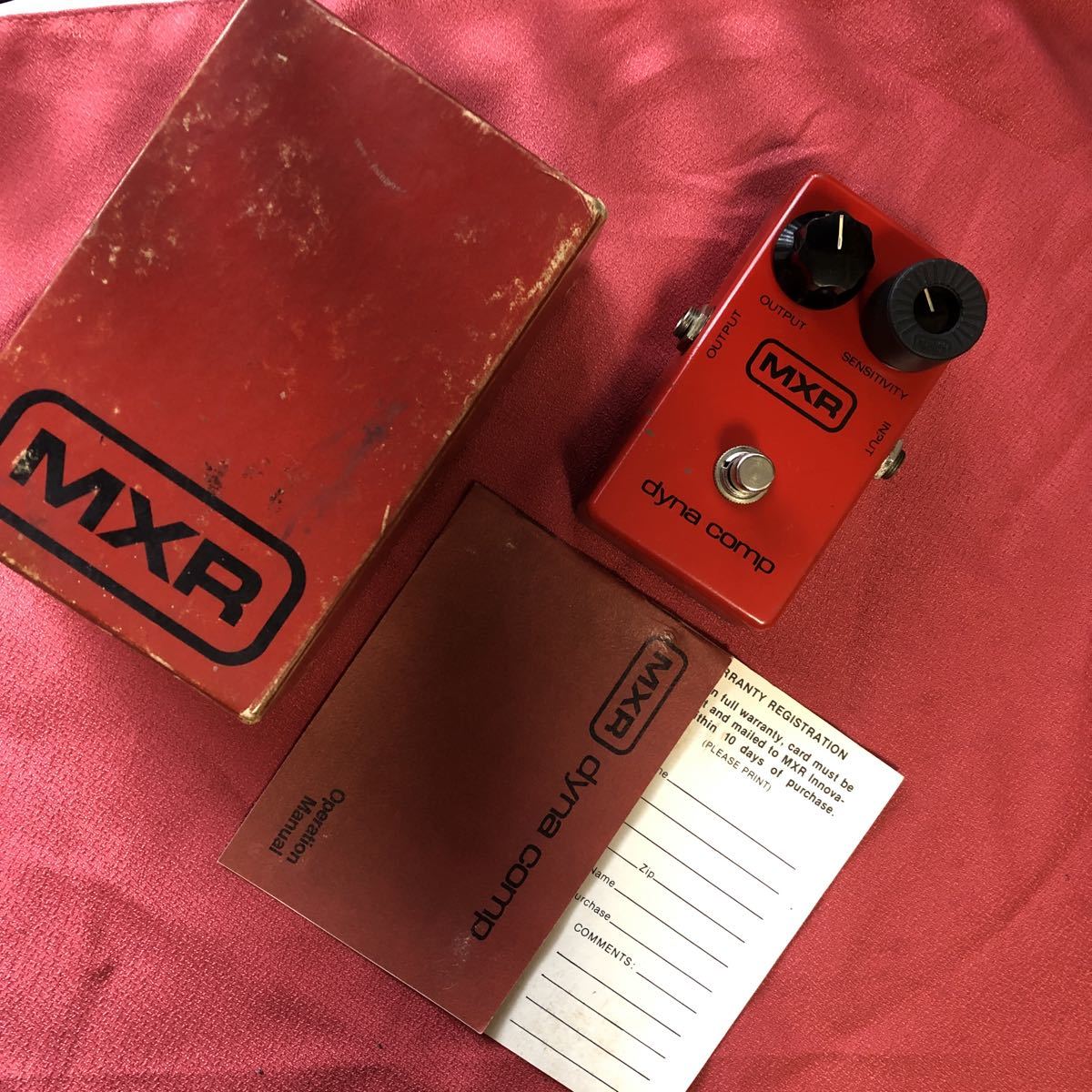 【全体的に状態が悪い】★1円スタート★ジャンク★mxr Dyna Comp Vintage ビンテージ ギターエフェクター エレキギター
