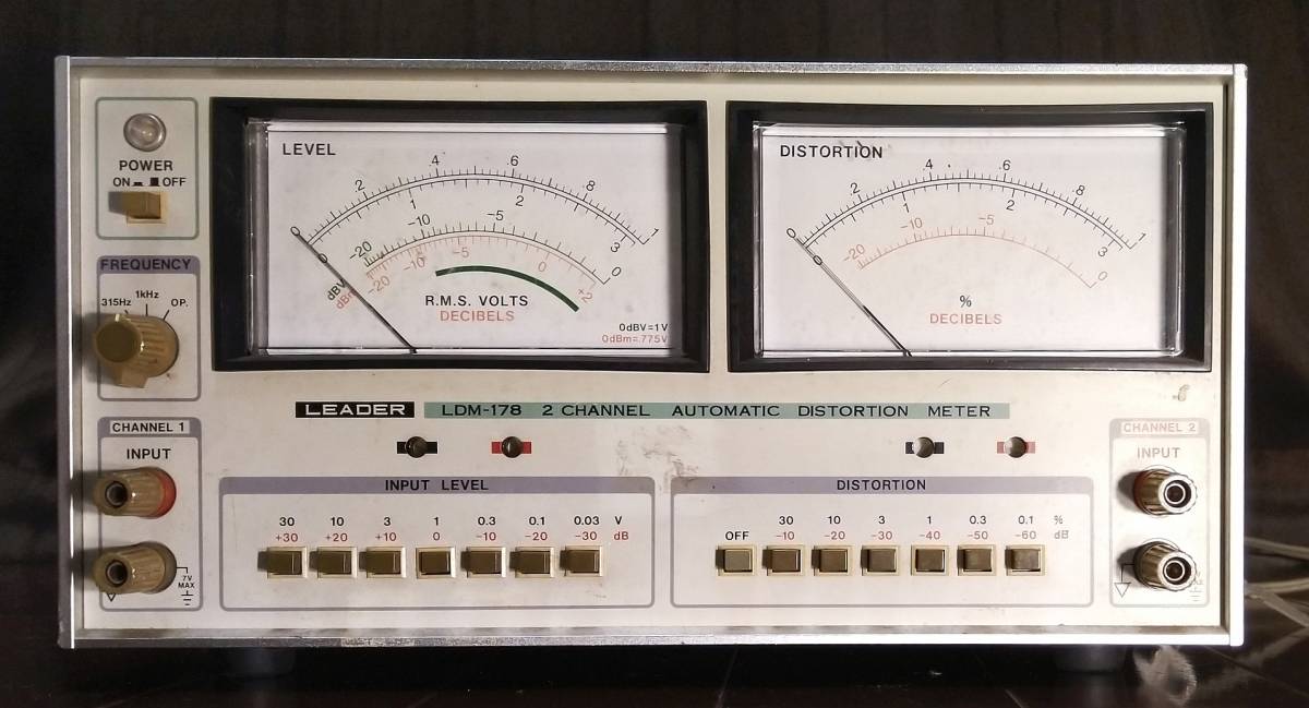 歪率計 DISTORTION METER 1701 リーダー電子 LEADER 動作品 中古 (2) の落札情報詳細| ヤフオク落札価格情報 ...
