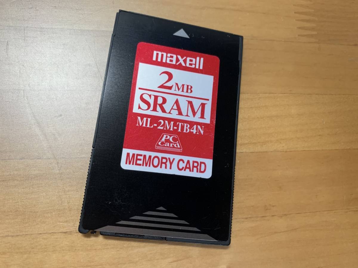 【目立った傷や汚れなし】maxell 2MB SRAM ML-2M-TB4N メモリーカード G-Force PCMCIAの落札情報詳細 ...