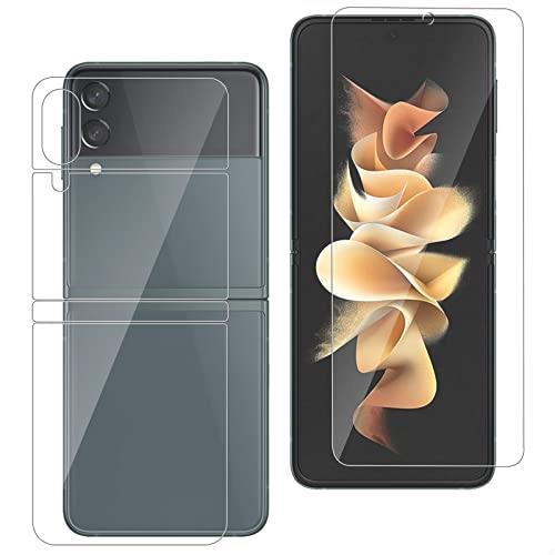 【未使用】 新品特価 YiOne For Galaxy Z Flip3 5Gフィルム[1枚]背面フィルム[1枚]Galaxy Flip 3 ...