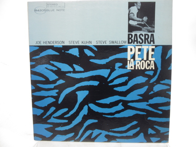 【やや傷や汚れあり】【USオリジナル盤/VanGelder刻印/耳/】Pete La Roca「Basra」LP（12インチ）/Blue ...