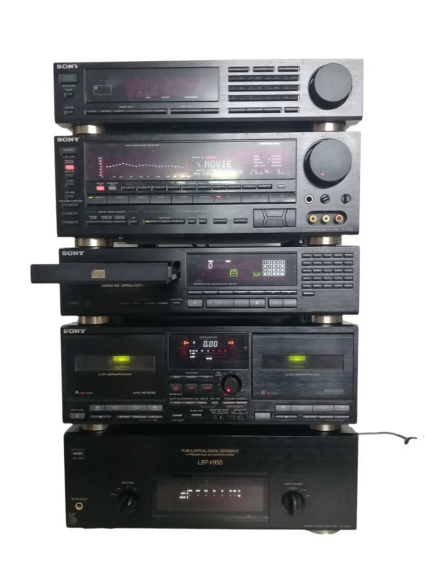 52) SONY コンパクトステレオシステム HCD-525 LBT-V525 【ジャンク】 ソニー オーディオ コンポ レトロ 通電OK＊取説/リモコンあり＊ の落札情報詳細| ヤフオク落札 ...