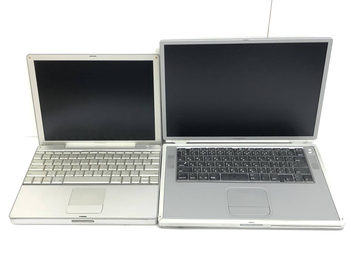 【傷や汚れあり】M1-14-9【Apple/アップル】PowerBook G4(A1010・A1025)2台セット★未確認の落札情報詳細 ...