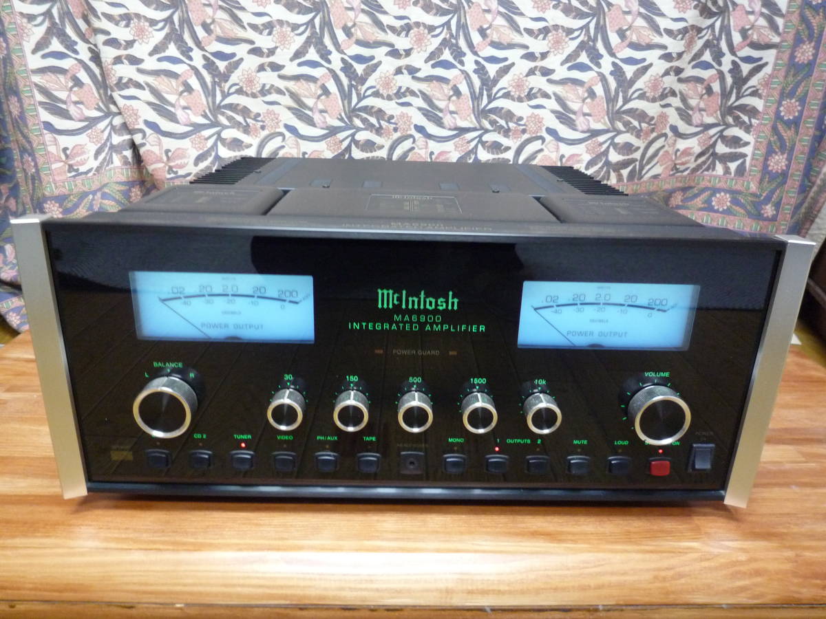【目立った傷や汚れなし】McIntosh MA6900 Integrated Amlifier プリメインアンプ 美品 引き取り限定の落札情報 ...