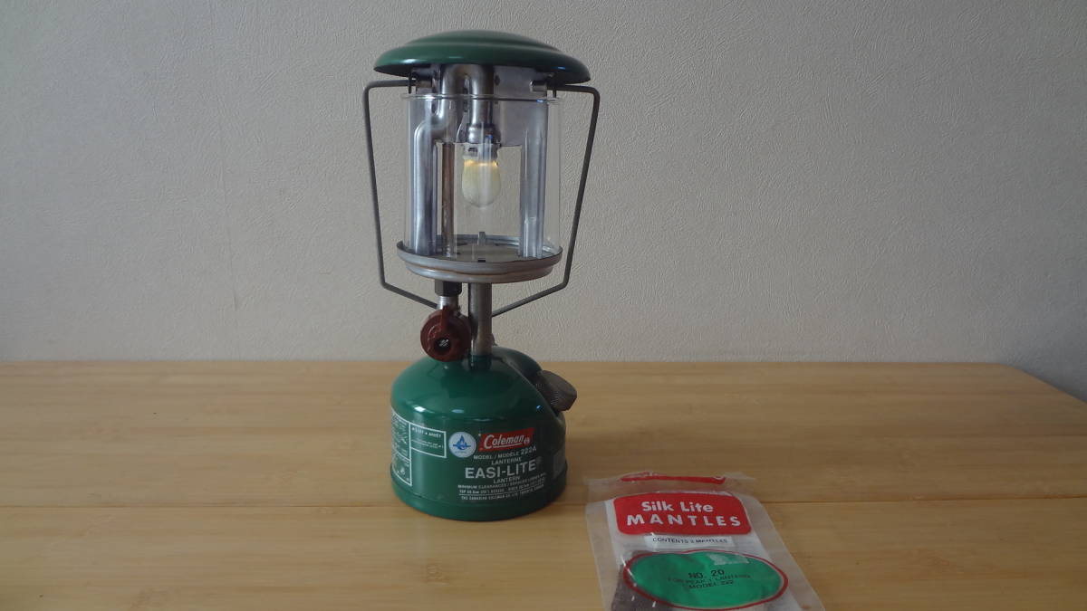 【未使用に近い】COLEMAN MODEL 222／222A ー BACKPACKING LANTERN CANADA 1978～1883の ...