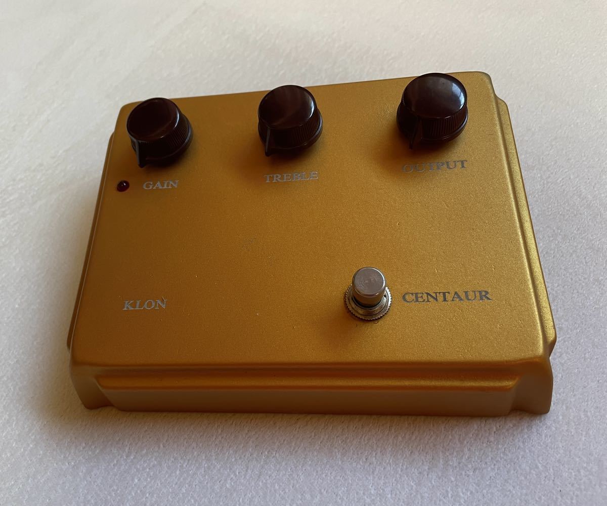 【中古】KLON CENTAUR Gold No Picture ゴールド絵無し クロン ケンタウルス ゴールド 動作確認済み エフェクター ...