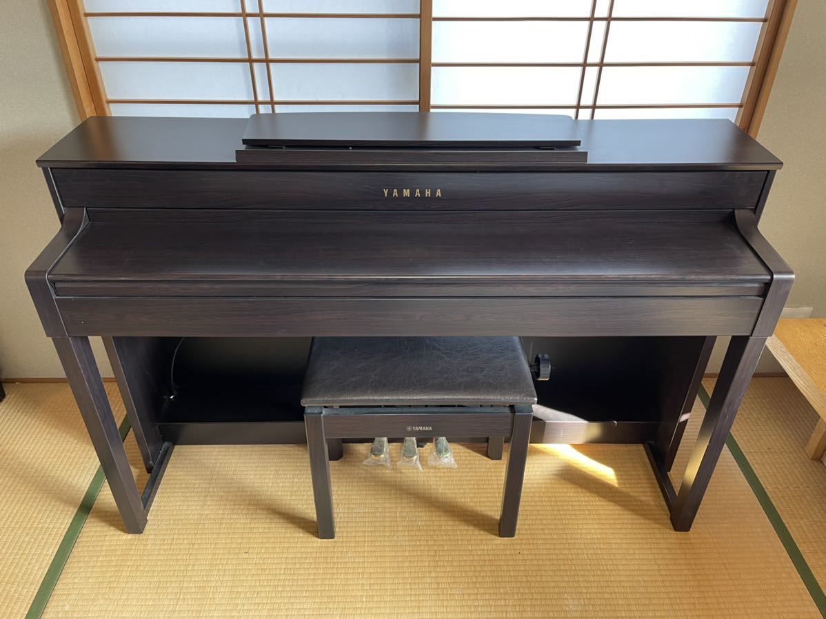 【全体的に状態が悪い】電子ピアノ YAMAHA Clavinova CLP-100 中古品 作動品 全ての音出ますが古いのでジャンク扱い ...