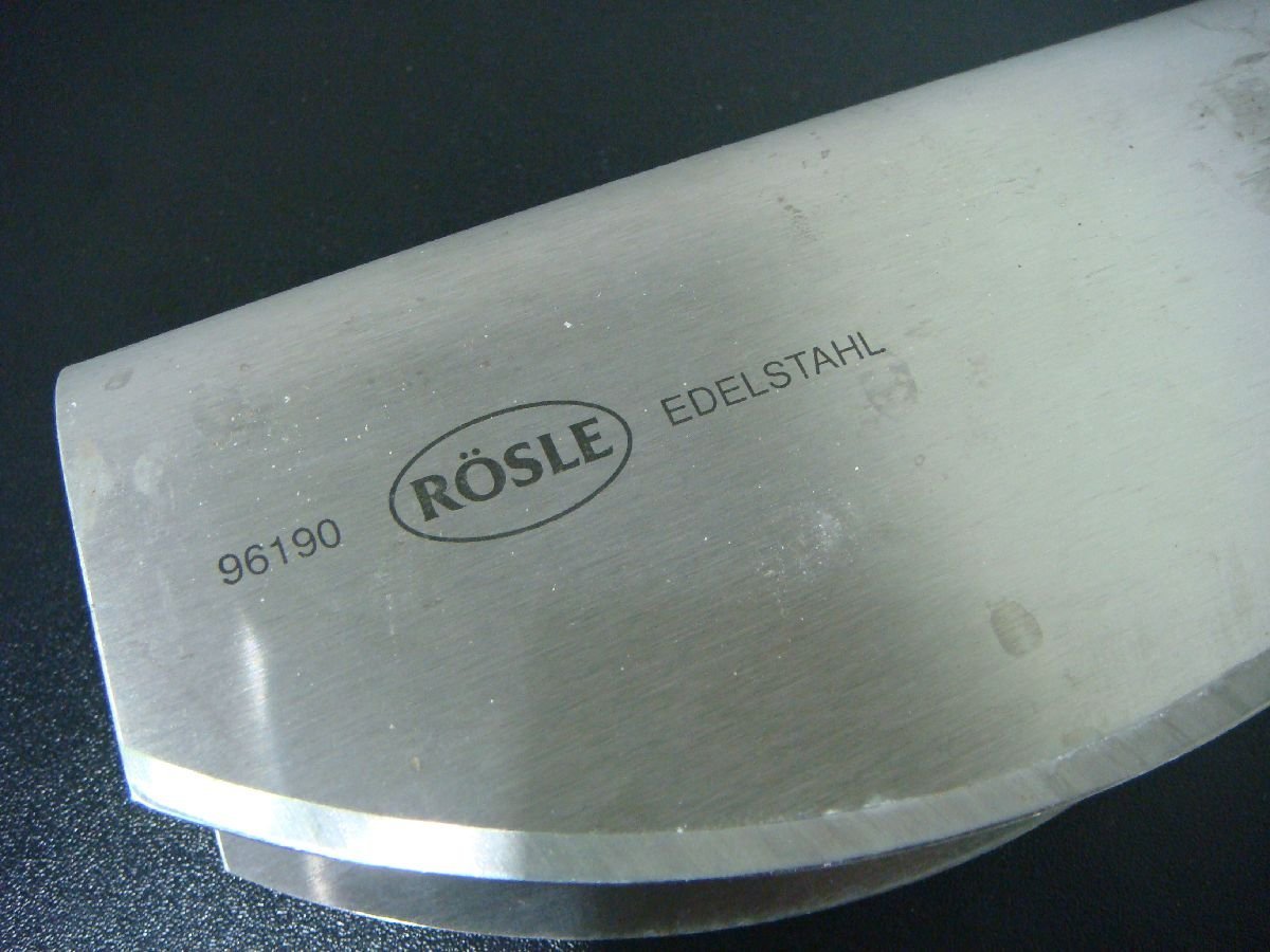 【傷や汚れあり】MB/B02HQ-DA1 ROSLE レズレー Mezzaluna Chopper メッツァルーナ チョッパーナイフ キッチン ...