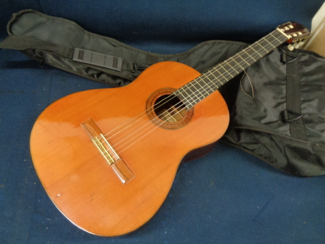 【やや傷や汚れあり】【q2610】guitarra Tamura タムラギター Hiroshi Tamura 田村廣 P50 クラシックギター